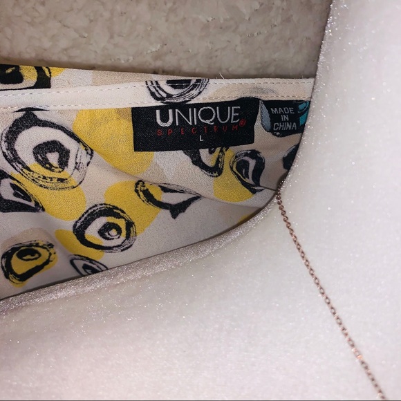 Unique Spectrum | Tops | Unique Spectrum Blouse Large | Poshmark